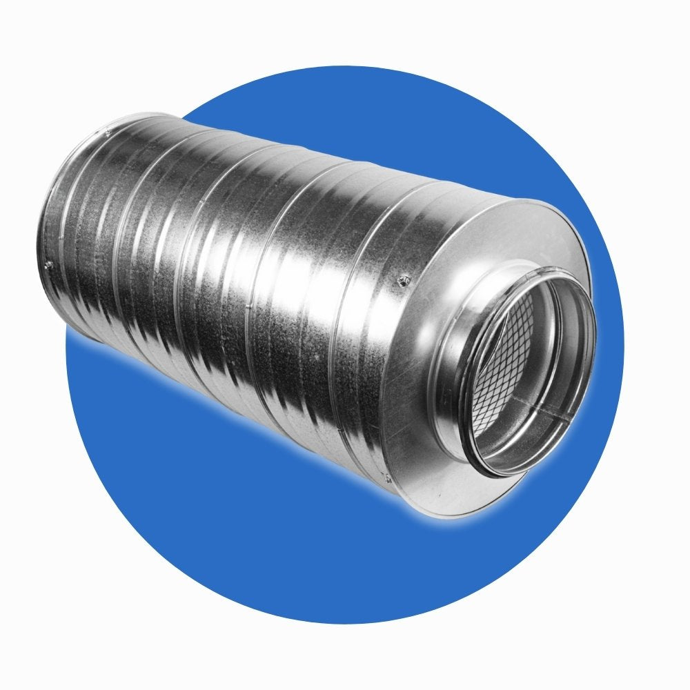 Duct Silencer For Grow Room Extraction Fans | Hytec Hydroponics – Hytec ...