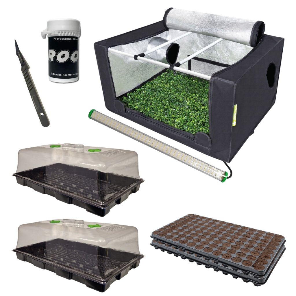 154 Plant Site Complete Propagation Cuttings, clones Tent Kit | Hytec ...
