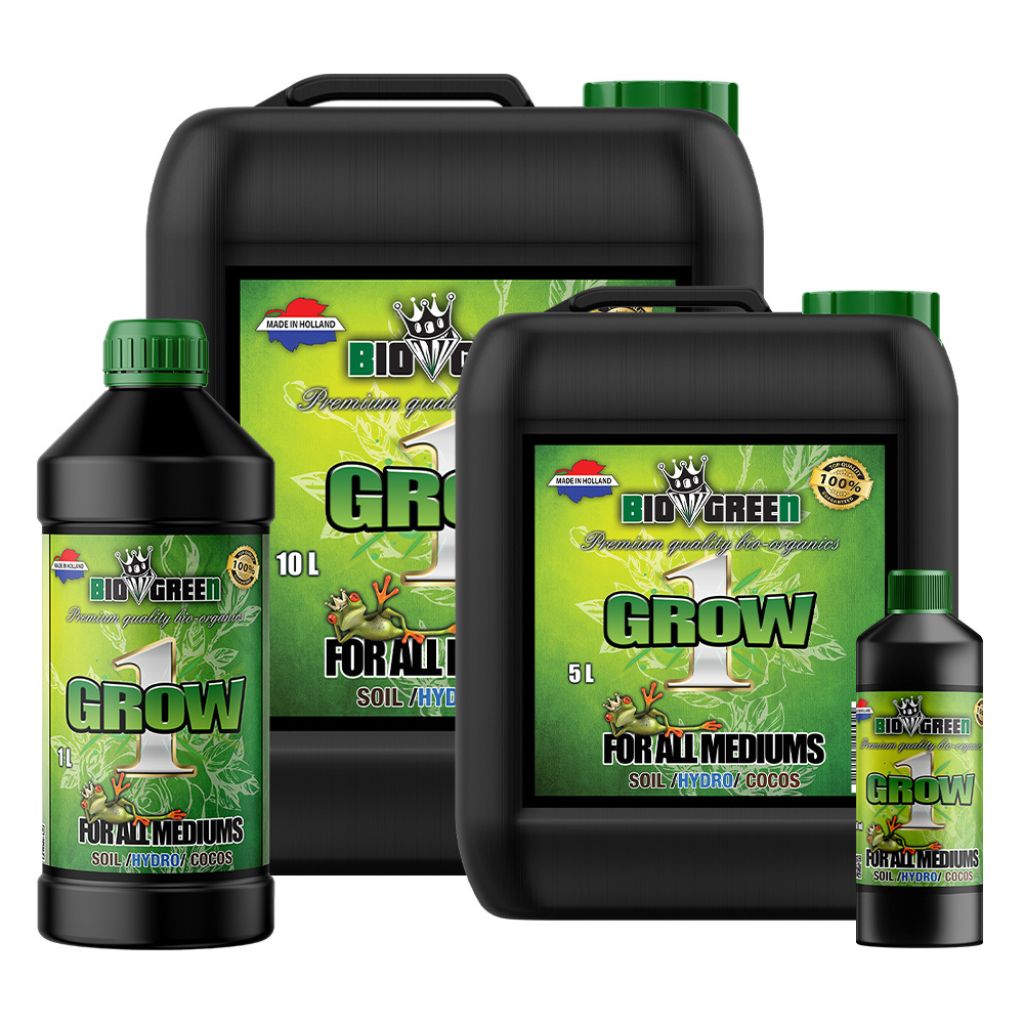 Biogreen Bio 1 Grow - 1 Part Grow Nutrient | Hytec Hydroponics – Hytec ...