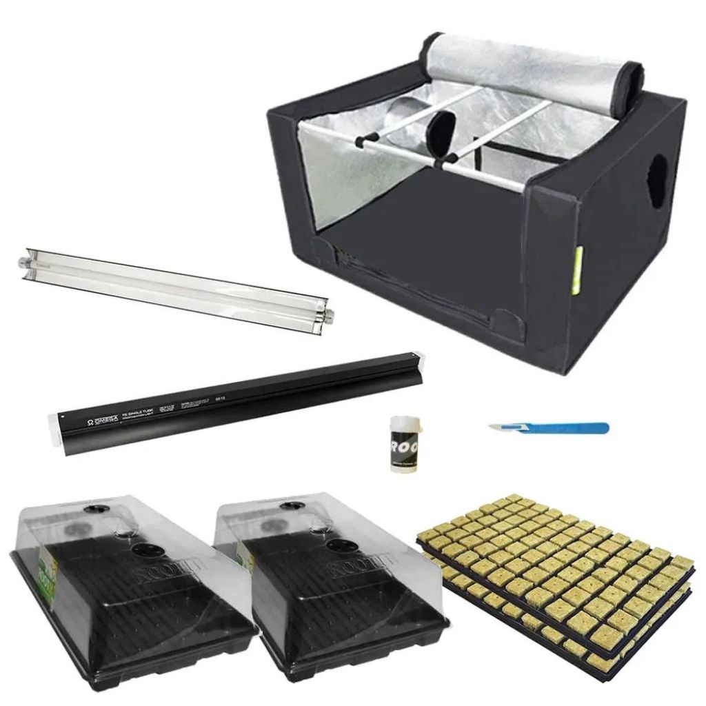 154 Plant Site Complete Propagation Cuttings, clones Tent Kit | Hytec ...