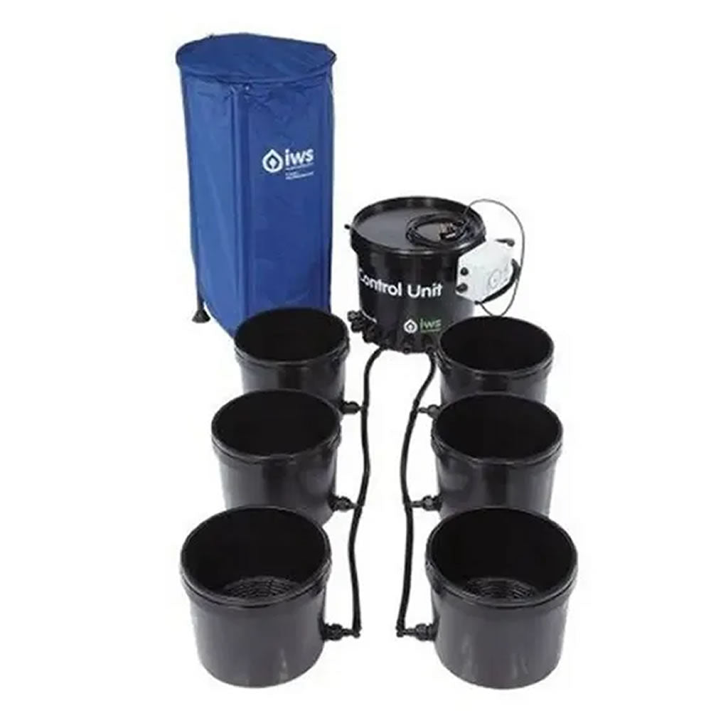 IWS Flood & Drain Basic 6 pot Hydroponic system | Hytec Hydroponics ...