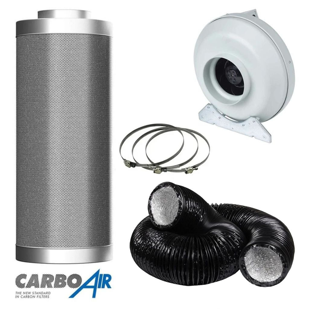 CarboAir60 Carbon Filter + RVK Grow Fan Extraction Fan kit | Hytec ...