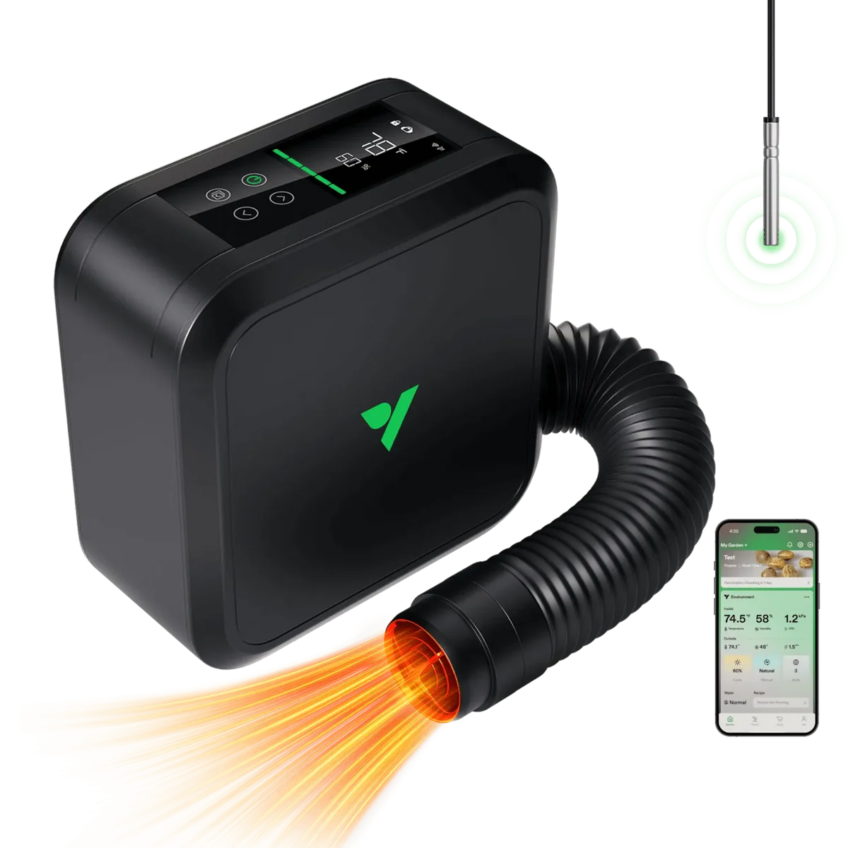 VIVOSUN AeroFlux Smart Grow Tent Grow Room Heater – Hytec Horticulture